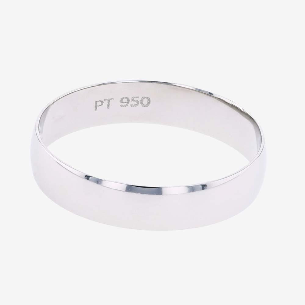 Platinum Mens Heavyweight Band Ring 4.5mm | Warren James