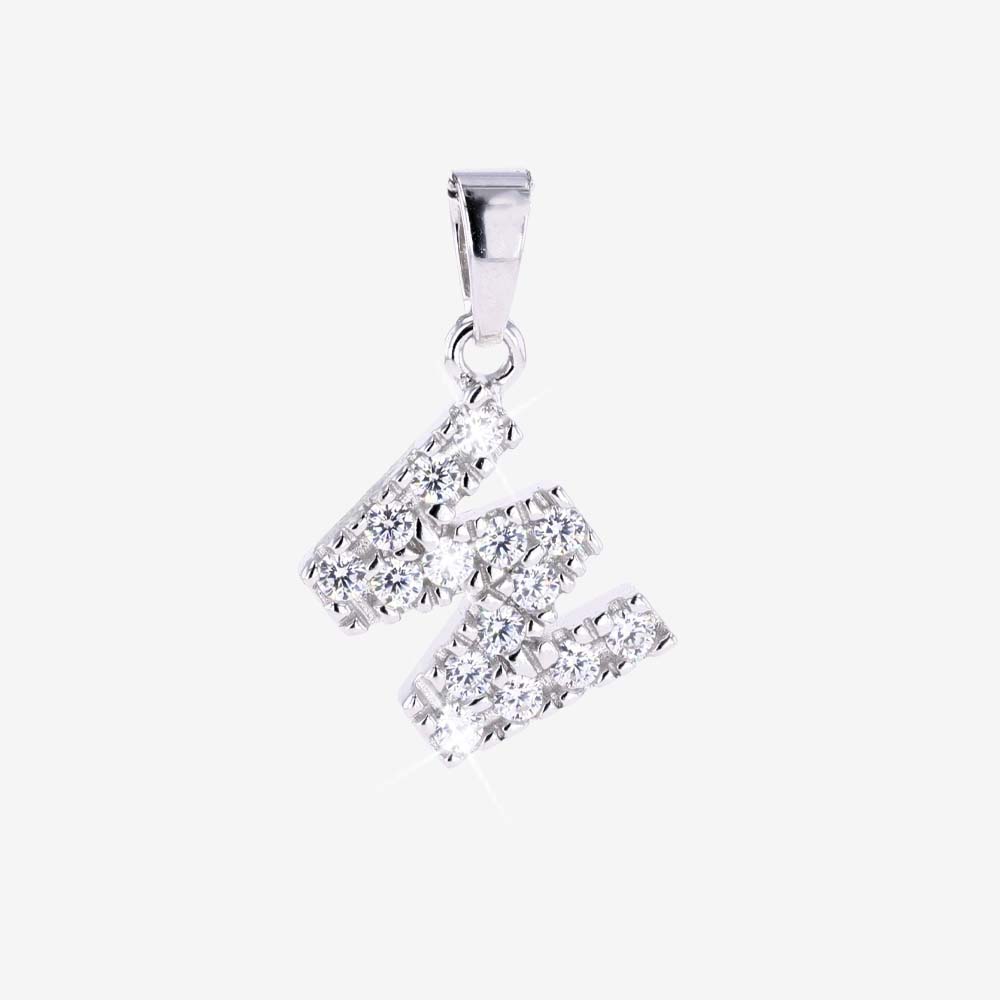 Sterling Silver W Initial Pendant | Warren James