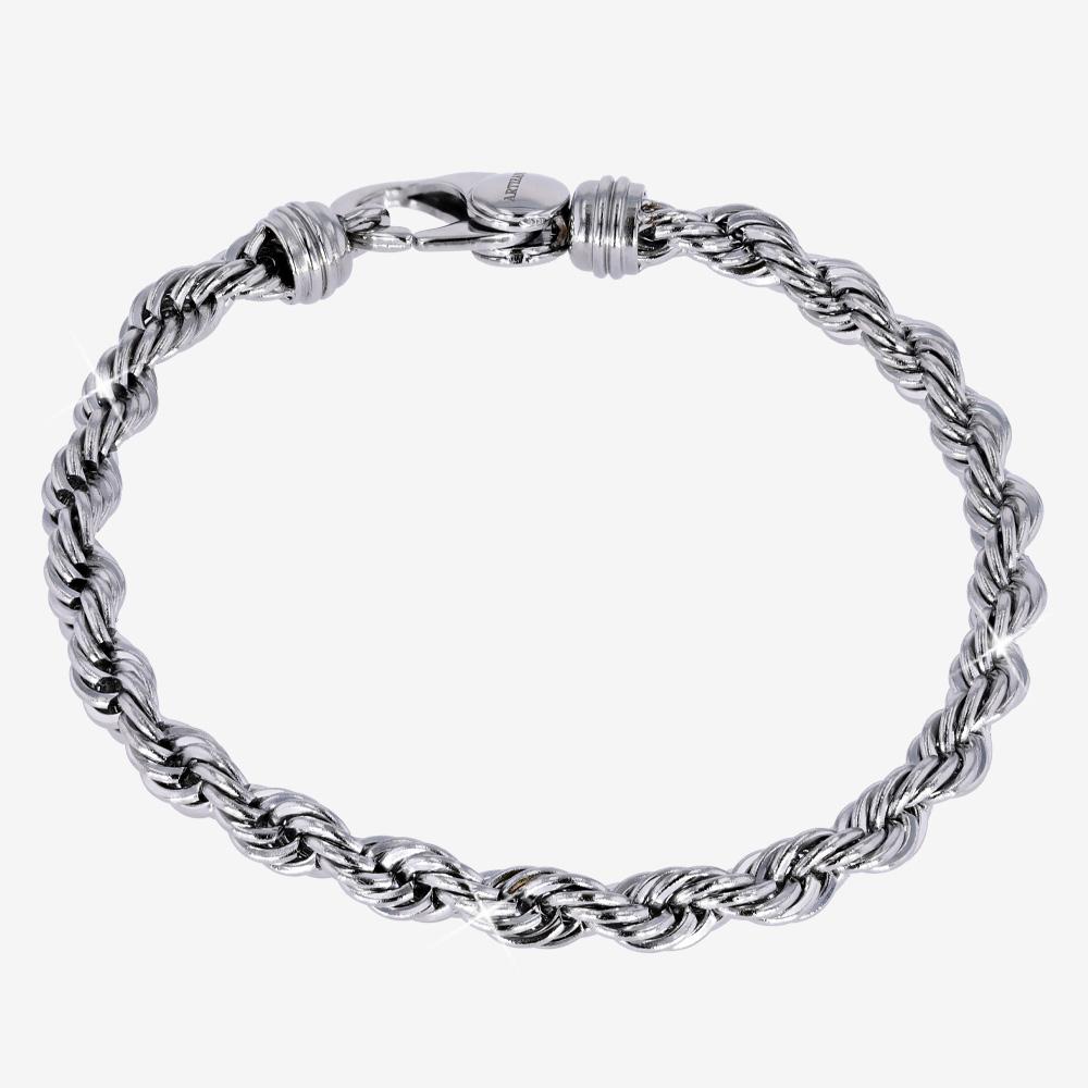 Ladies Solid Rope Chain Bracelet | Warren James