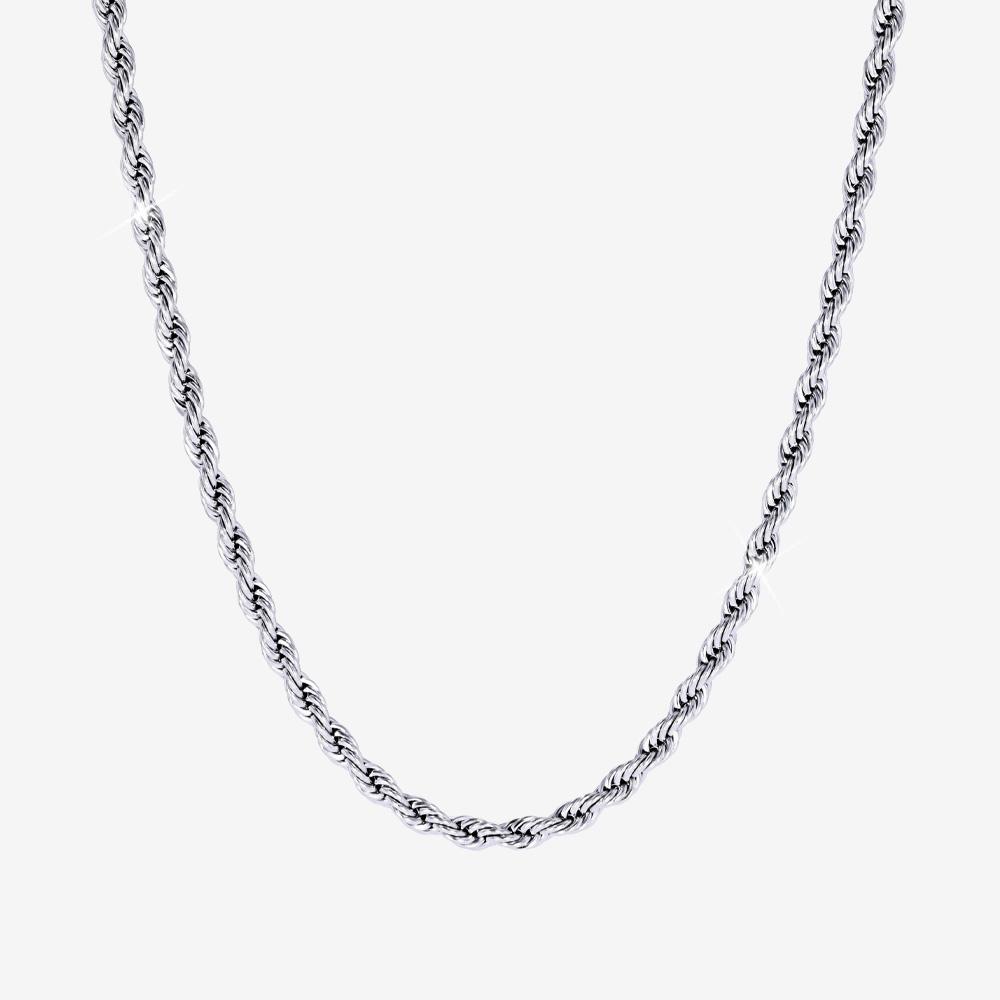 Solid Link Rope Chain 3mm, 20 | Warren James