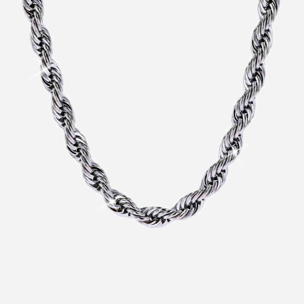 18 Rope Chain, Solid Link | Warren James
