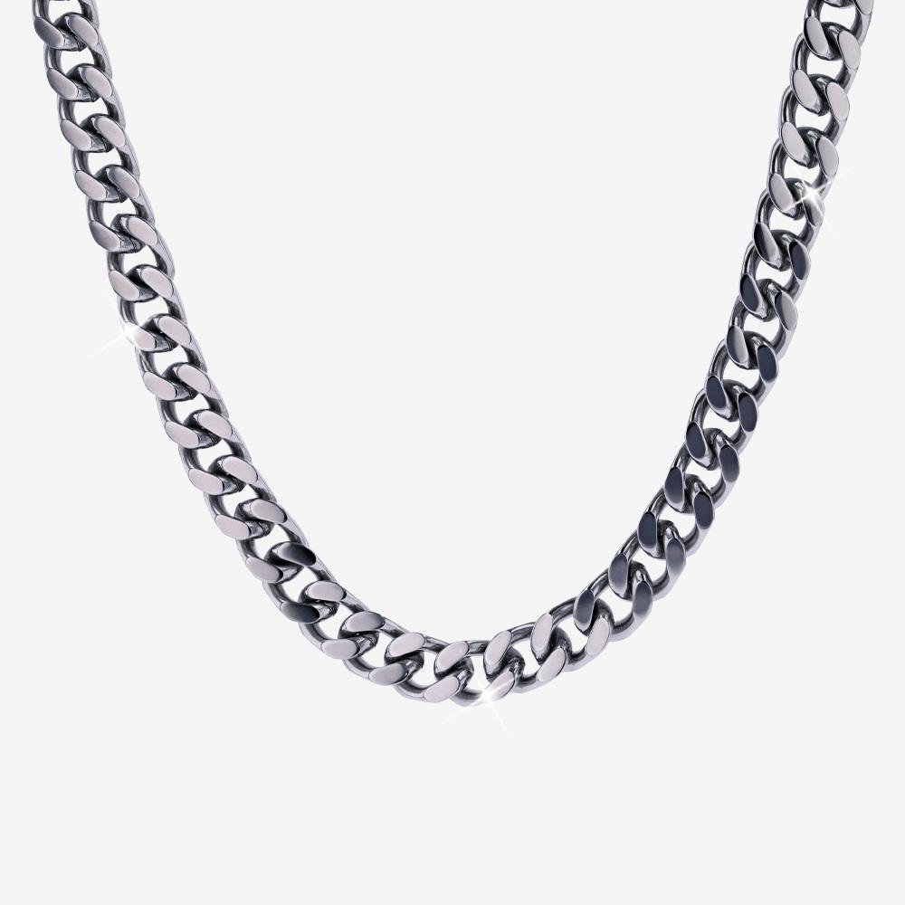 20 Solid Square Curb Chain | Warren James