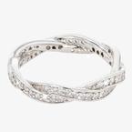 Silver Braided Ring | Warren James
